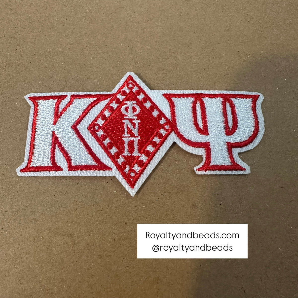 Kappa Alpha Psi patch. – Royalty and Beads
