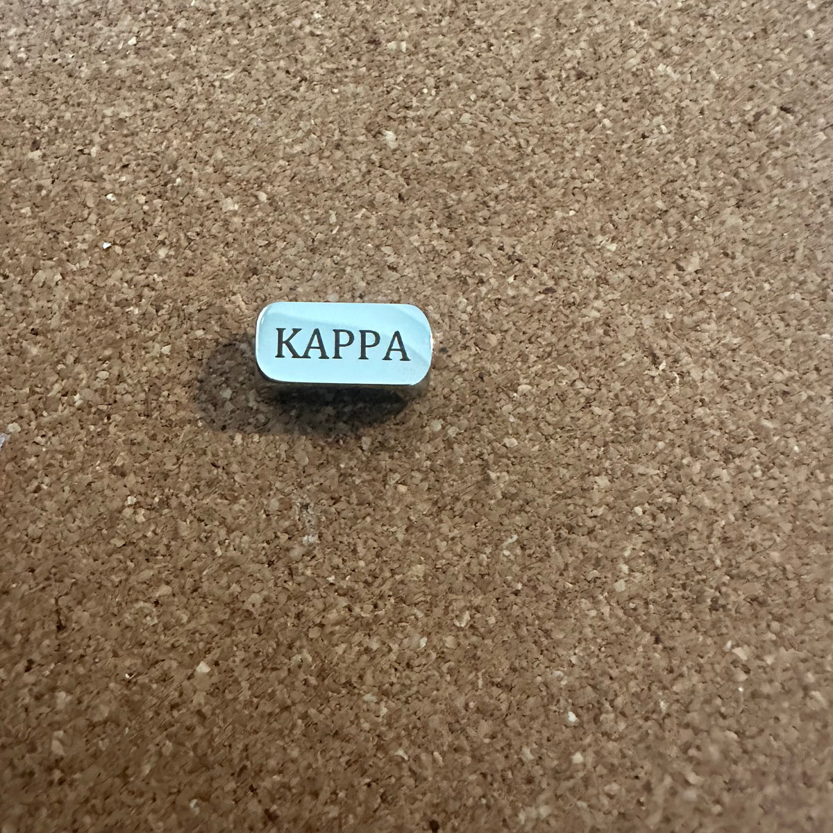 Kappa block charm. – Royalty and Beads