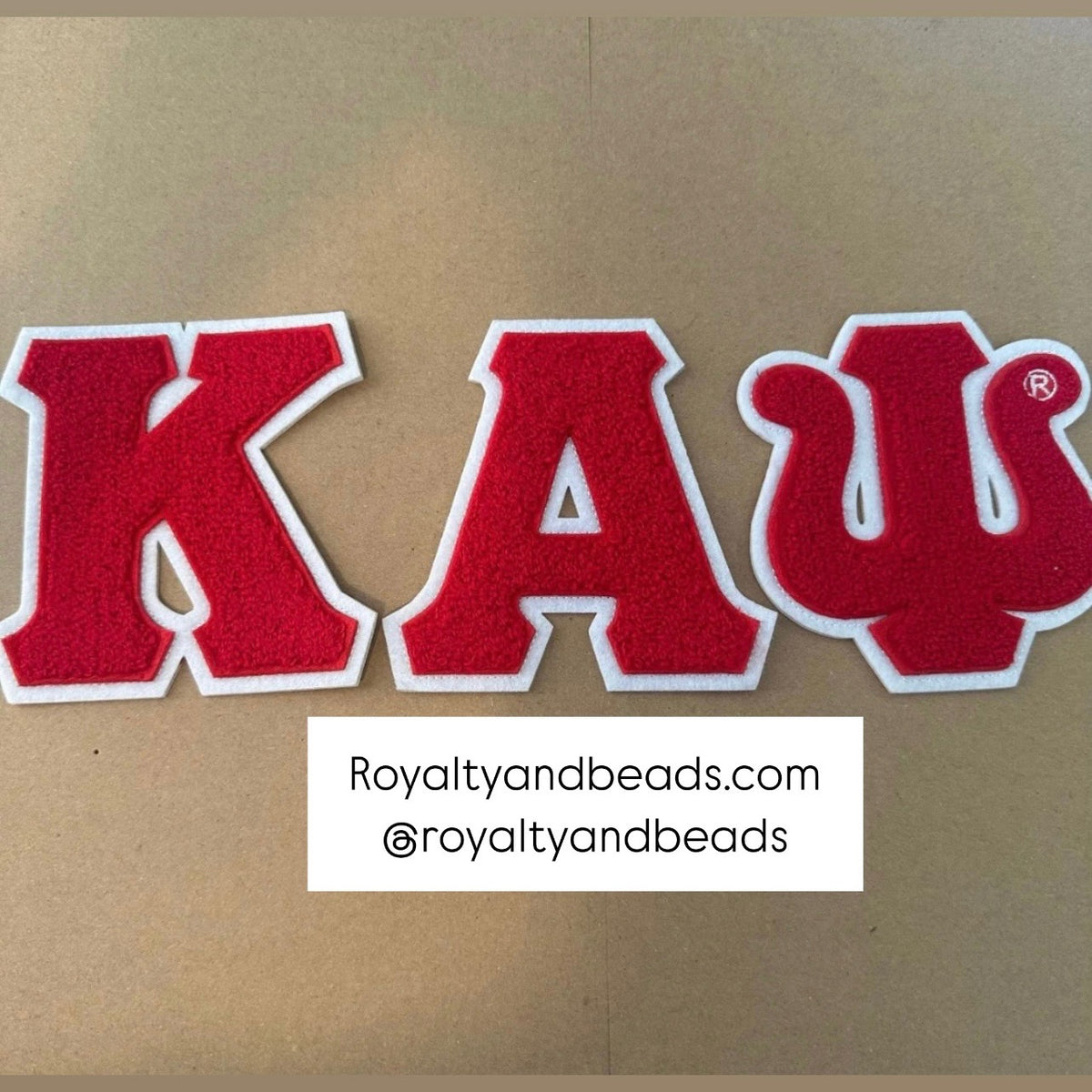 Kappa Alpha Psi patches – Royalty and Beads
