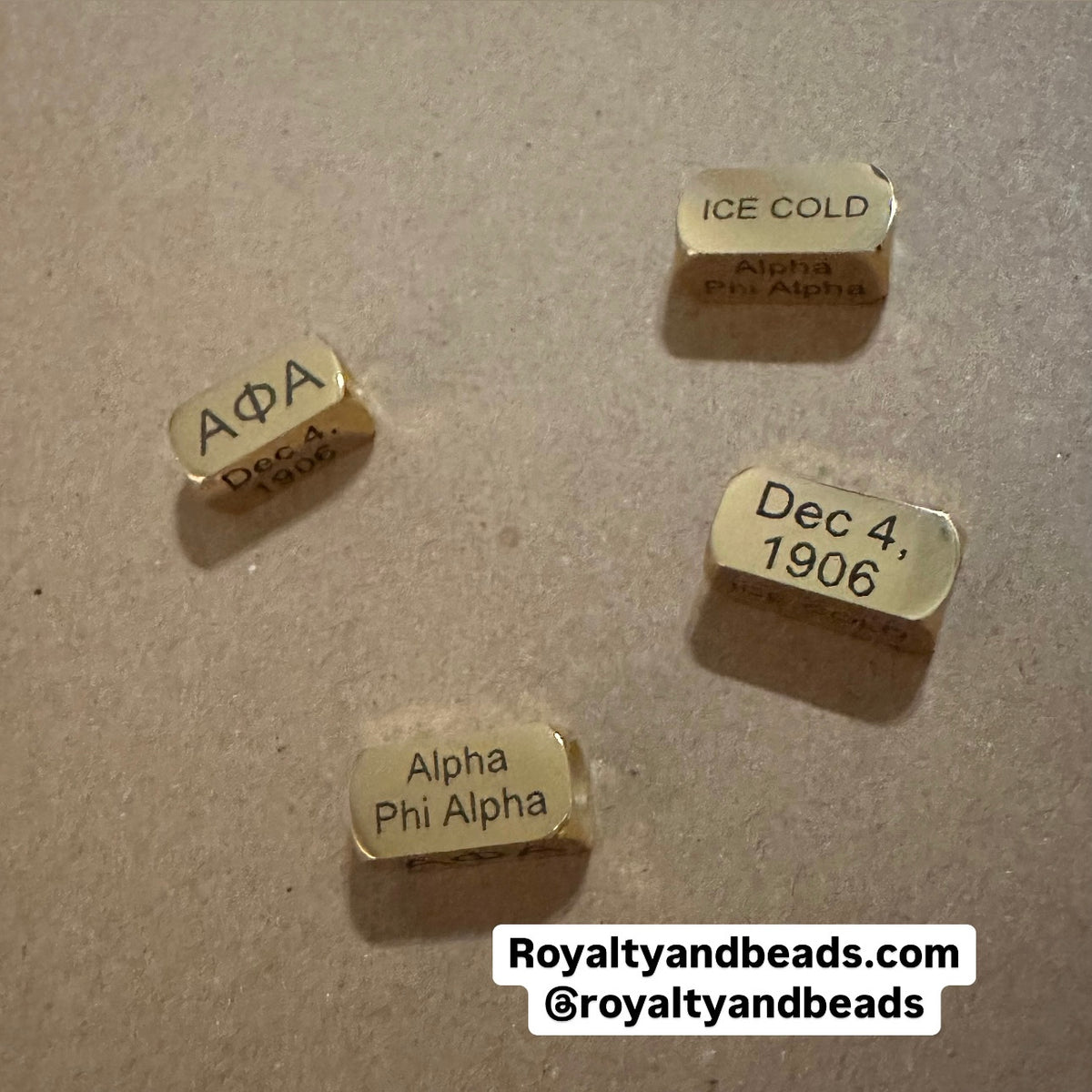 NEW Alpha Phi Alpha block – Royalty and Beads