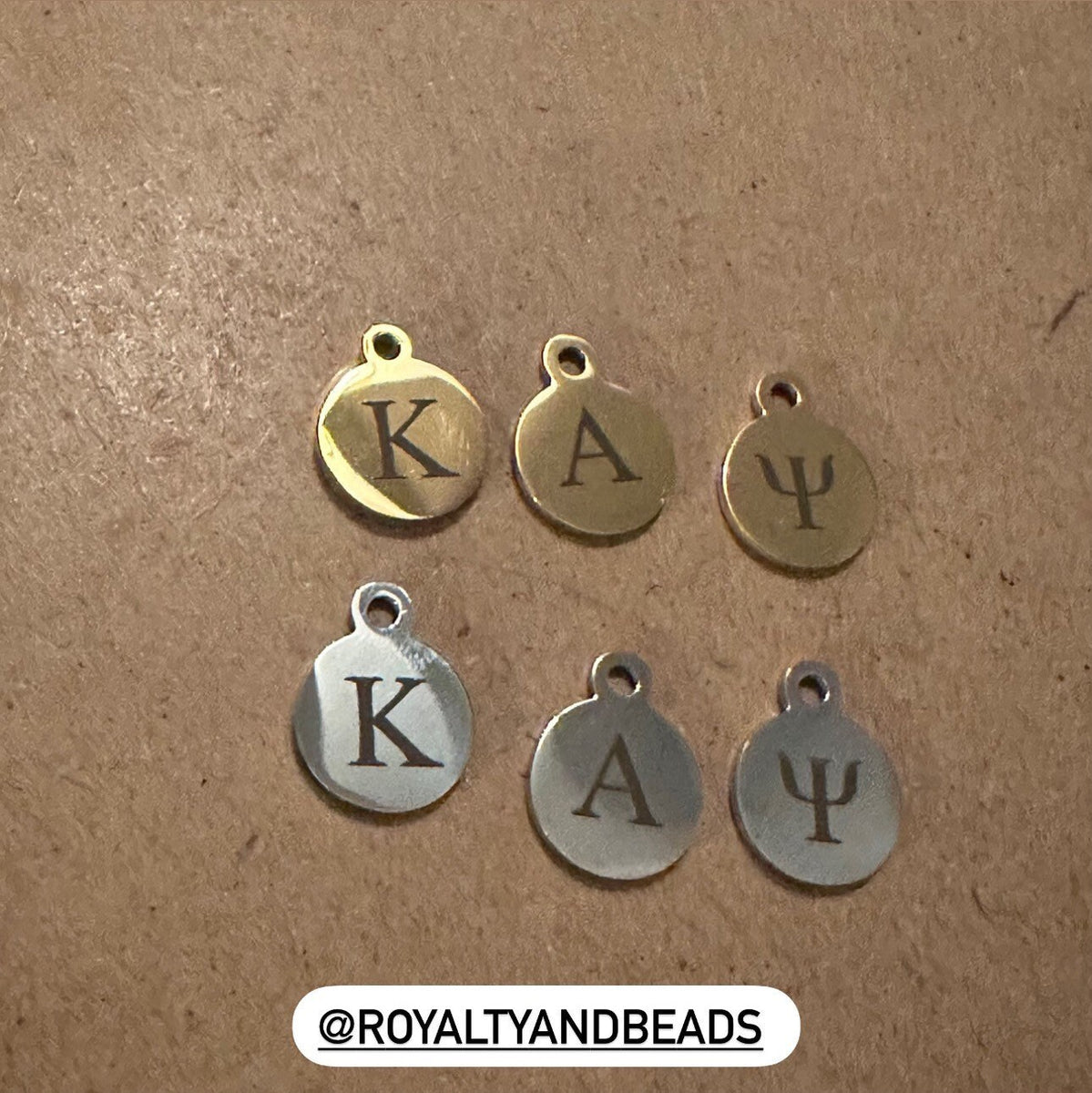 3 Kappa letters – Royalty and Beads